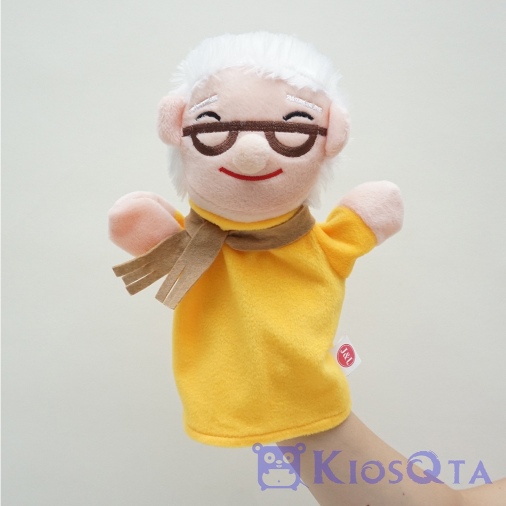Jual boneka tangan hand puppet nenek grandma lucu | Shopee Indonesia