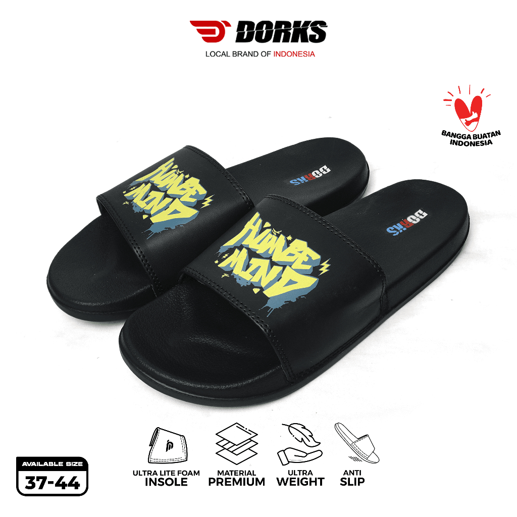 Jual Dorks - Humble Sandal Slop Casual Pria Wanita Sendal Slop Slipper ...