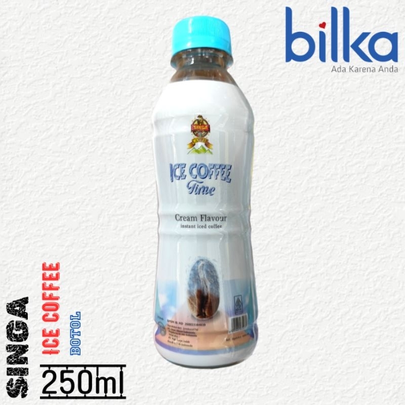Jual SINGA Ice Coffee Botol 250ml | Shopee Indonesia