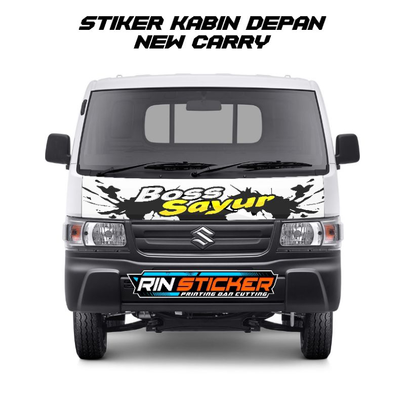 Jual Stiker Kabin Depan Mobil Pickup New Carry BOSS SAYUR | Bebas ...