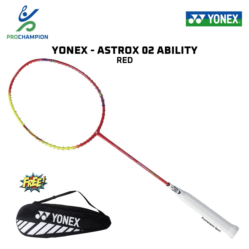 Jual New ! Raket Badminton Yonex Astrox 02 Ability Red | Shopee Indonesia