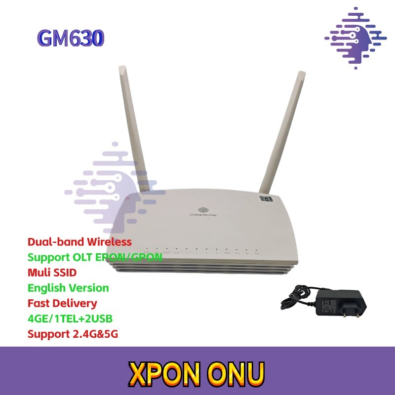 Jual Bekas GM630 EPON GPON XPON ONU ONT 4GE WIFI Dual band WIRELESS ...