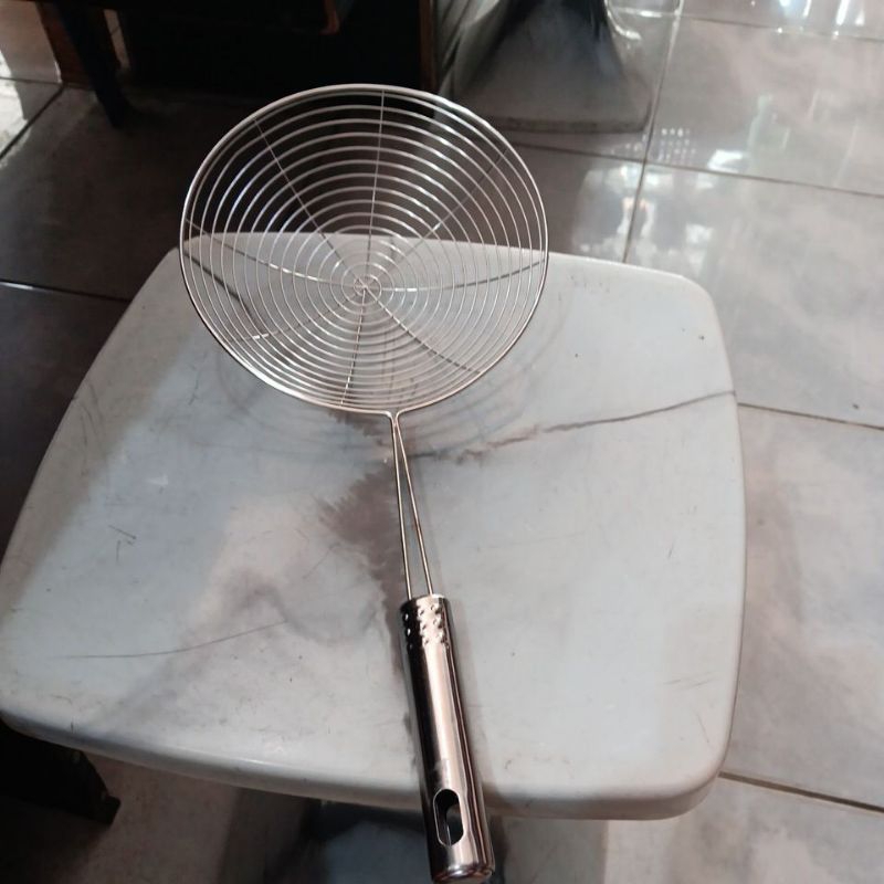 Jual Saringan Serok Stainless Gorengan 17cm 17 cm | Shopee Indonesia