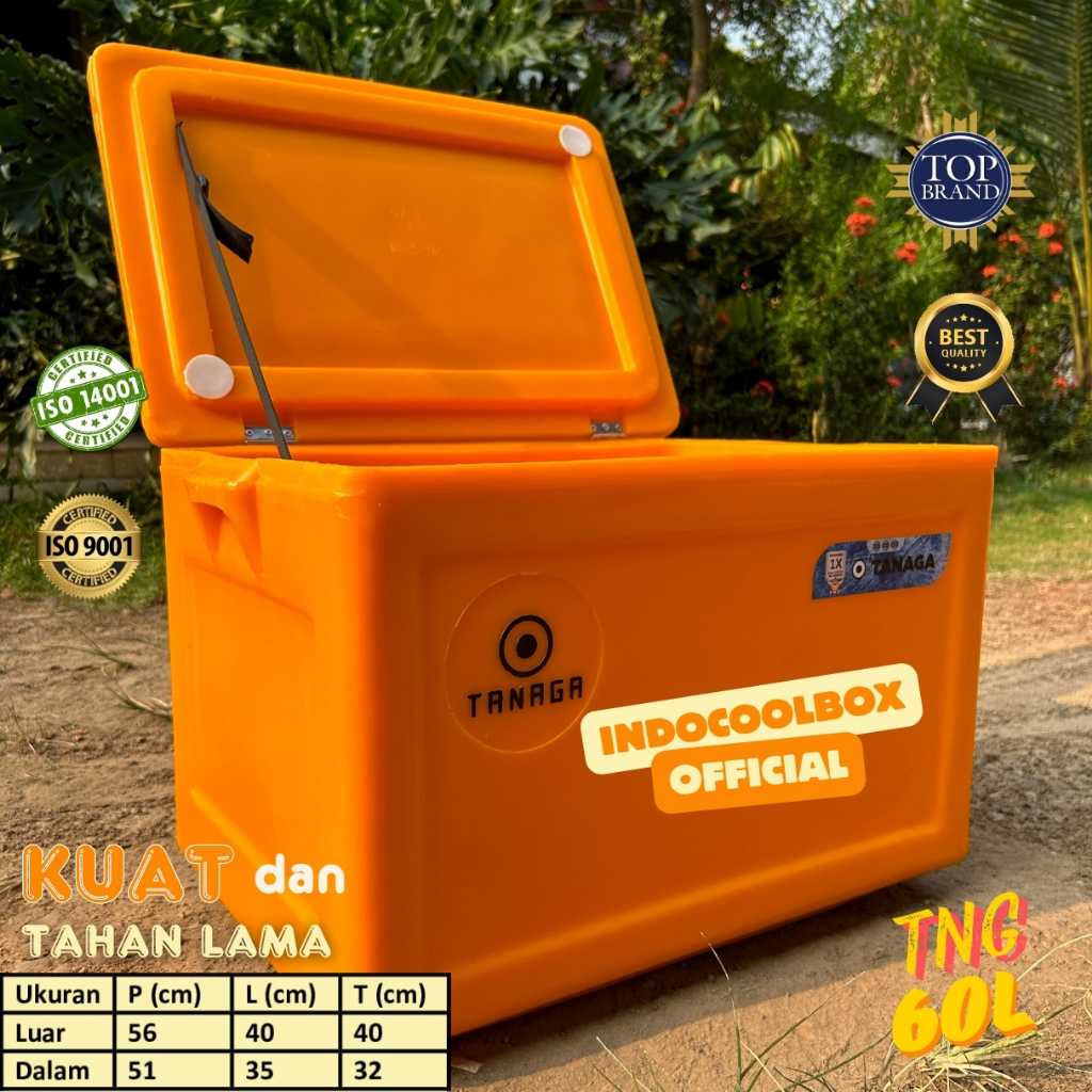 Jual Cooler Box Tanaga 60 Liter Termos Es Kotak Tempat Es Batu Daging ...