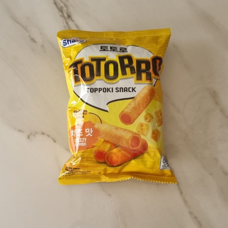 Jual Totorro Toppoki Snack Cheezy Flavour 60g | Shopee Indonesia