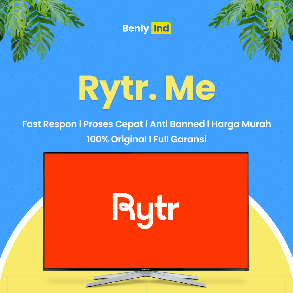 Jual RYTR AI WRITING PREMIUM UNLIMITED WORDS 30 HARI | Shopee Indonesia