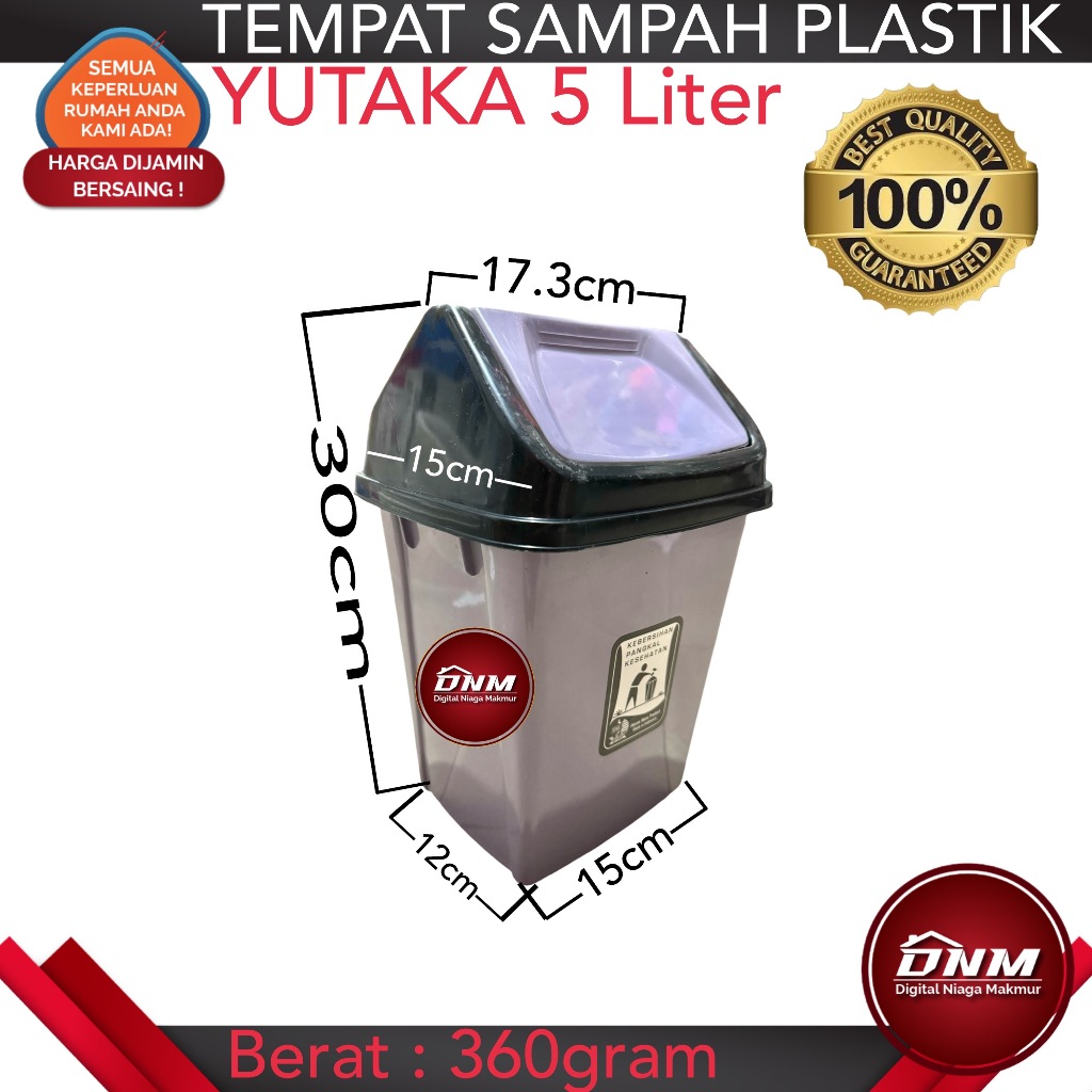Jual Tempat Sampah 5 Liter YUTAKA | Shopee Indonesia