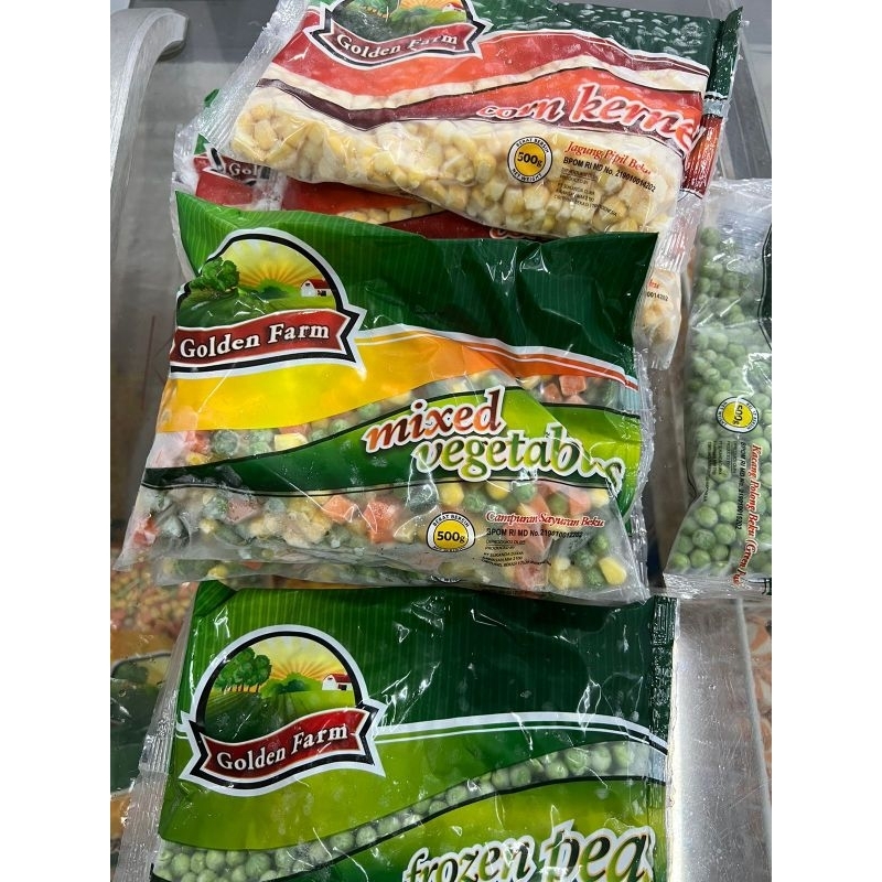 Jual Golden Farm Corn|| Golden Farm Mix Vegetable || Golden pe 500g ...