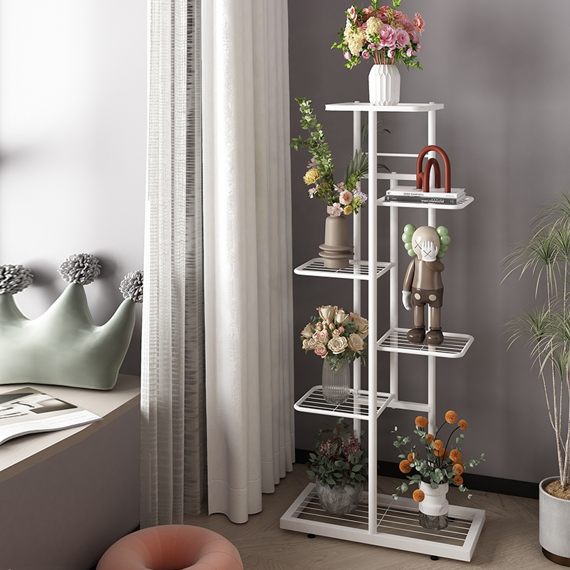 Jual WARM LAB Rak Bunga Rak Taman Tanaman Pot Holder Standing Planter ...