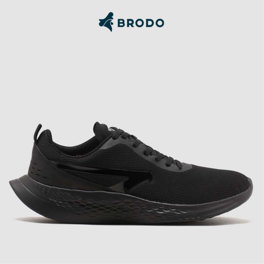 Jual BRODO - Sneakers Active Sprint 2.0 Full Black | Shopee Indonesia