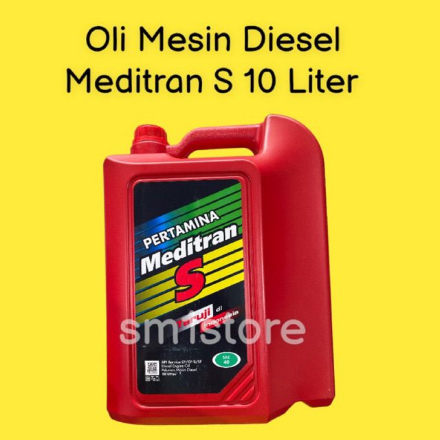 Jual Oli Mesin Diesel Pertamina Meditran S SAE40 10 Liter | Shopee Indonesia