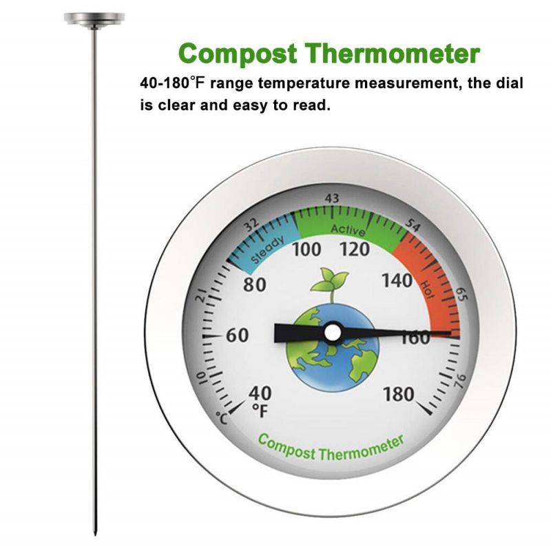 Jual 50cm Compost Thermometer / Thermometer Tanah / Termometer Kompos ...