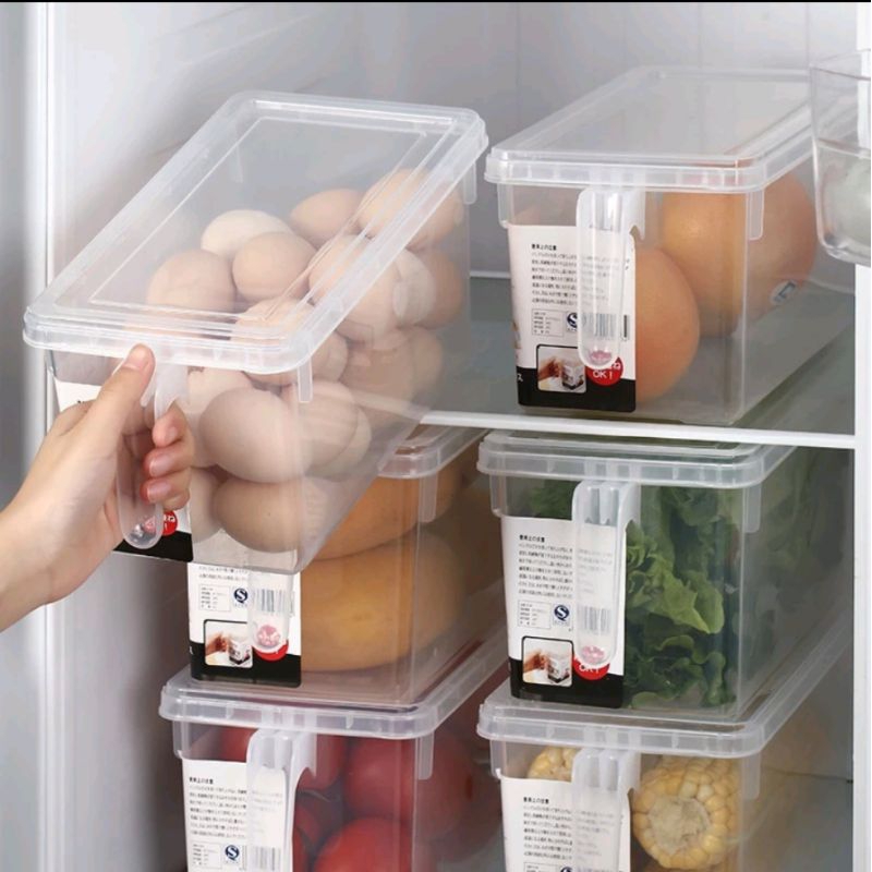 Jual Storage box makanan di kulkas / kitchen storage food / kotak ...