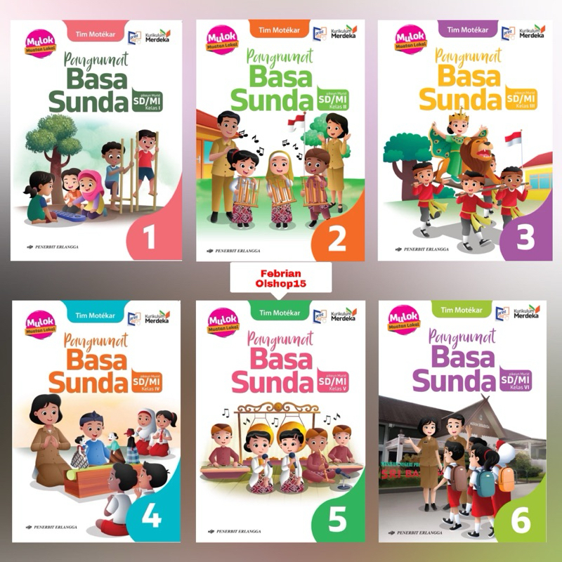 Jual BUKU PANGRUMAT BASA SUNDA SD/MI KELAS 1 2 3 4 5 6 KURIKULUM MERDEKA ERLANGGA | Shopee Indonesia