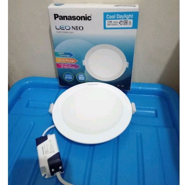 Jual Panasonic Lampu Downlight Neo Slim 12W Inbow/ LED Panel Plafon Neo Slim 12W Inbow | Shopee ...