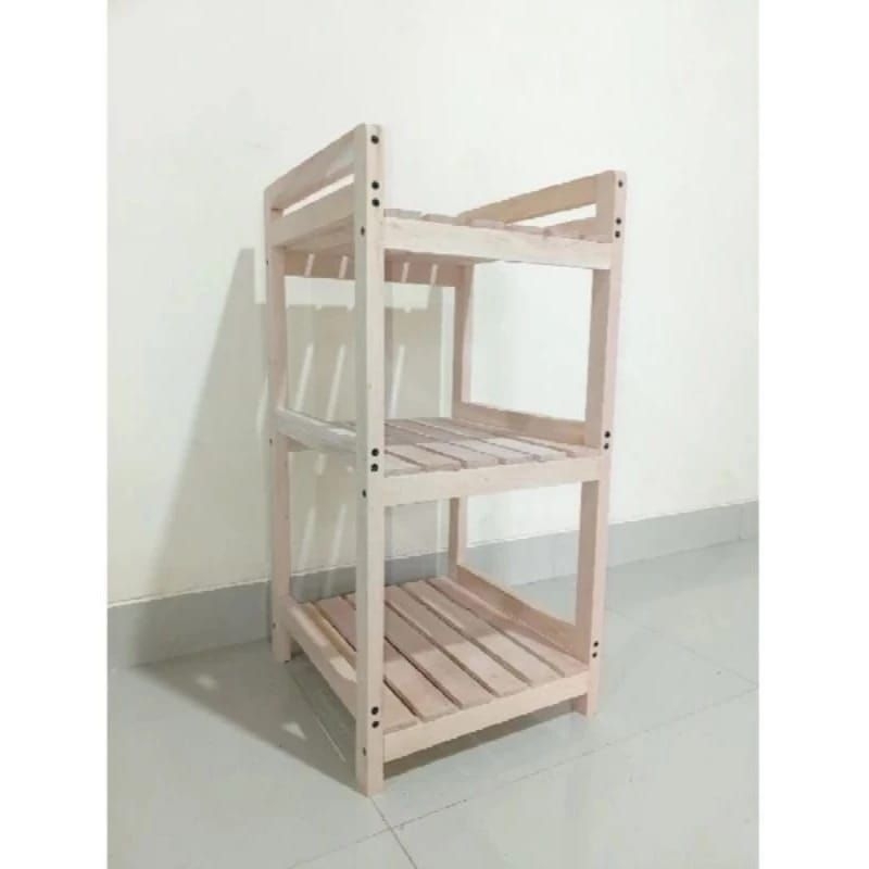 Jual rak dispenser 3 susun/rak 3 susun mejikom/rak 3 susun serbaguna ...