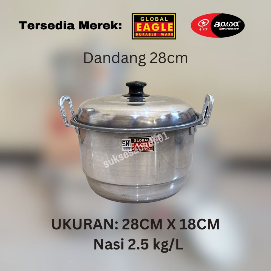 Jual PANCI DANDANG KUKUS 18 20 22 24 26 28 30 33 36 CM ALUMINIUM GLOBAL EAGLE / DANDANG KUKUS ...
