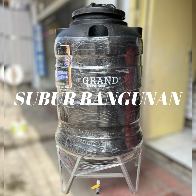 Jual Tangki Toren Tandon Air Auto Drain 500 Liter Bebas Kuras | Shopee ...