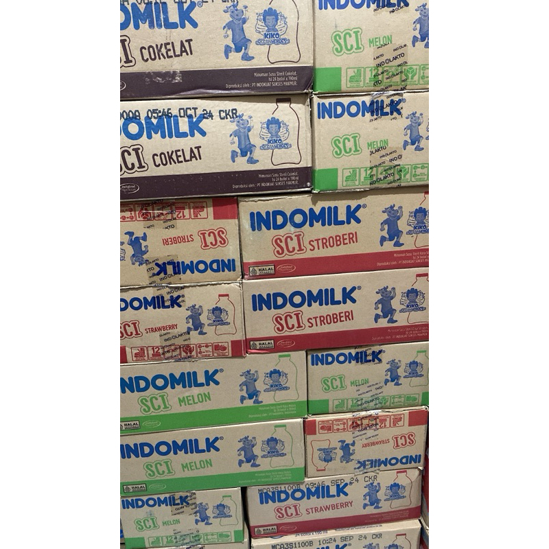 Jual Indomilk Botol Susu UHT 190ml 1 dus (BISA MIX RASA) | Shopee Indonesia