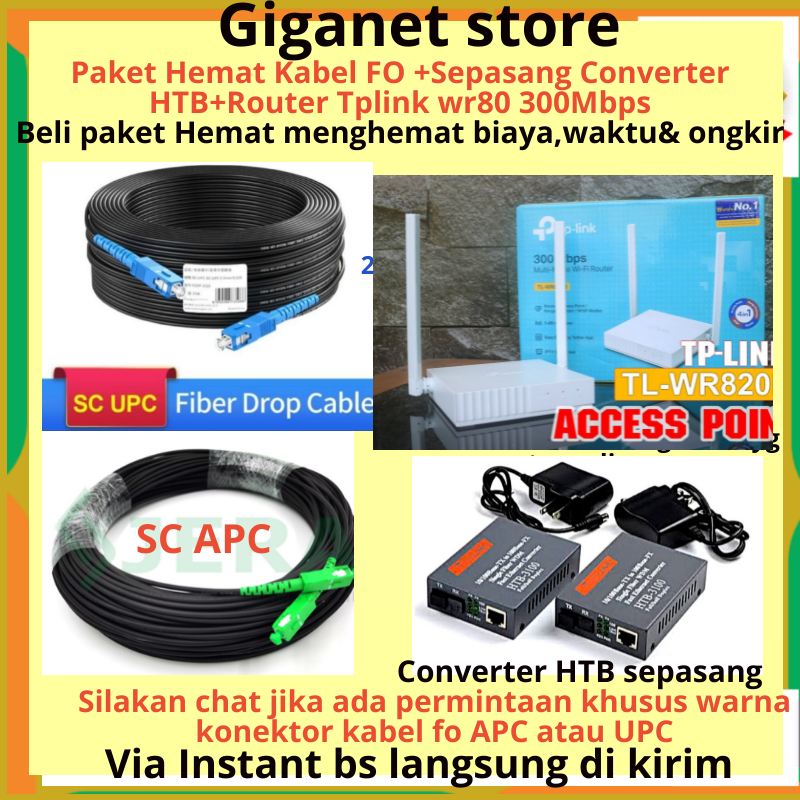 Jual Kabel Fiber Optik Dropcore Kabel FO precon 250 meter Bundling HTB ...