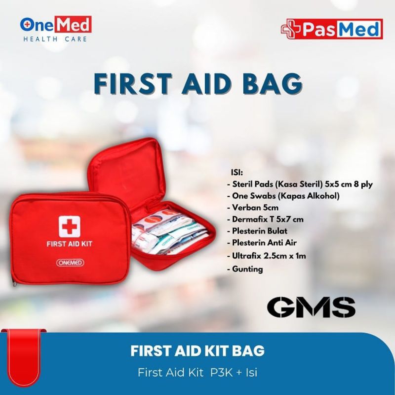 Jual Kotak P3K Komplit Onemed Model Tas / First Aid Kit | Shopee Indonesia
