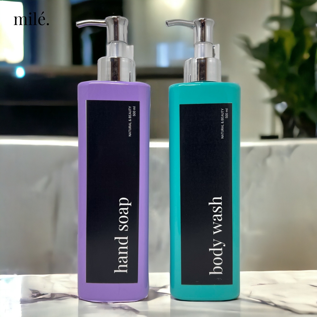 Jual REFILL BOTOL AESTHETIC TEMPAT SABUN CAIR SHAMPO PUMP LUXURY 500ML ...