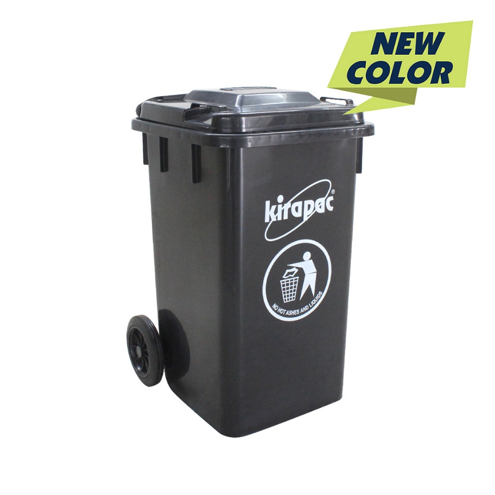 Jual Oke Pr Kotak Tempat Sampah Roda Segi Tutup 1 Liter Bio Dustbin ...