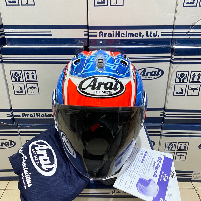 Jual Helm copy arai szram5 motif hayden sb | Shopee Indonesia