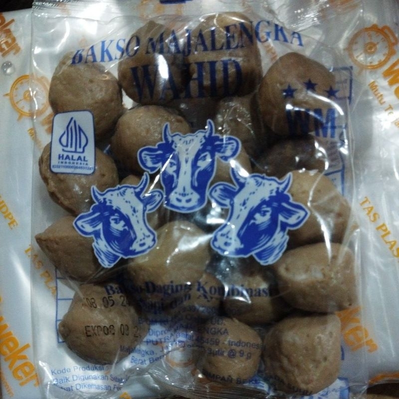 Jual Bakso wahid unyil isi 20 butir / baso kombinasi daging sapi dan ...