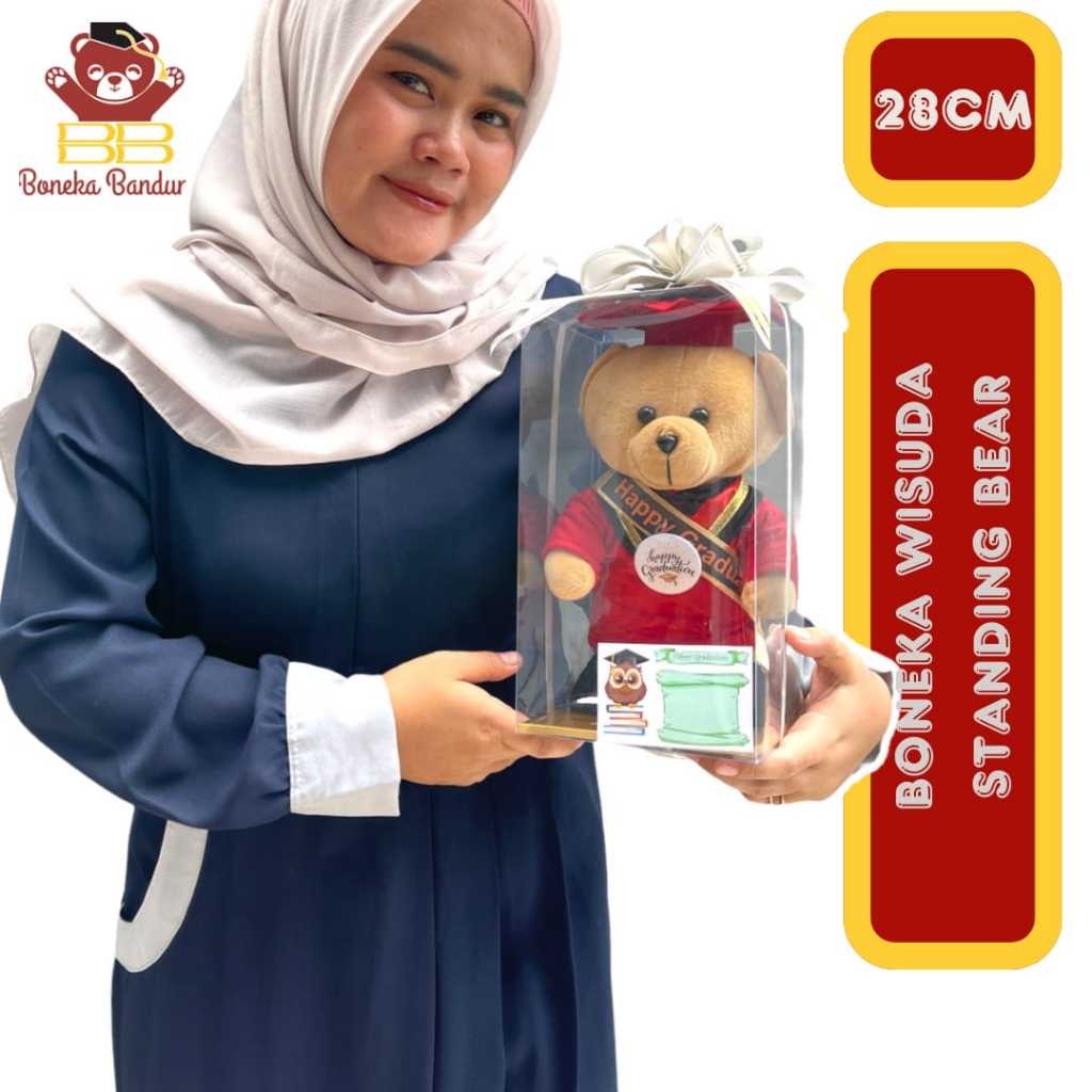 Jual boneka wisuda berdiri kelulusan TK PG SD SMP SMA dan Universitas ...