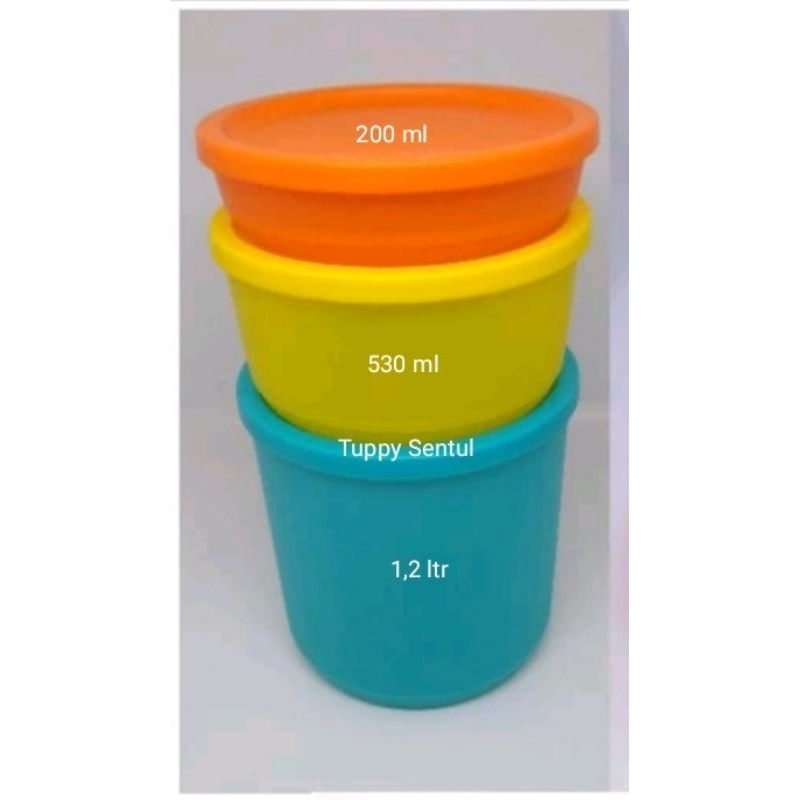 Jual Tupperware Summer Go Round per set isi 3 pcs 3 ukuran | Shopee ...