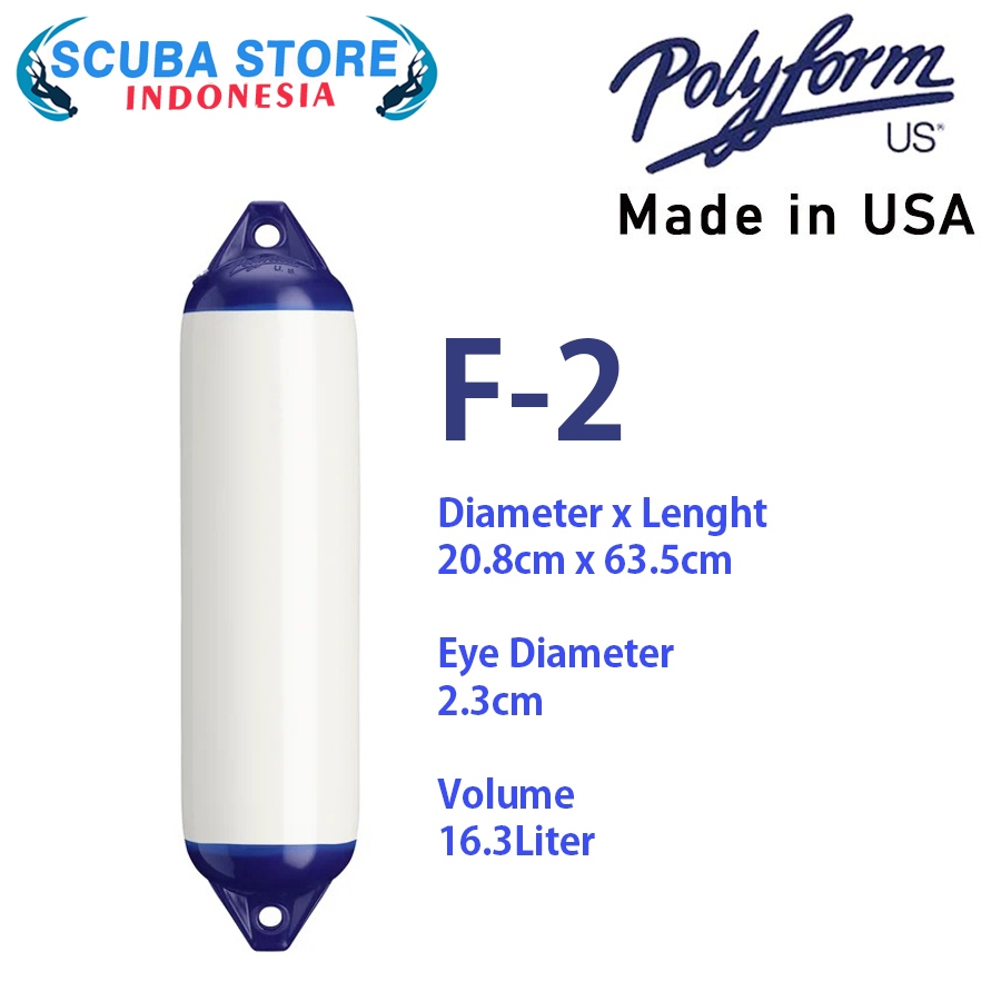 Jual Polyform US Buoy F2 Fender Perahu Kapal Yacht Pelampung Pelabuhan ...