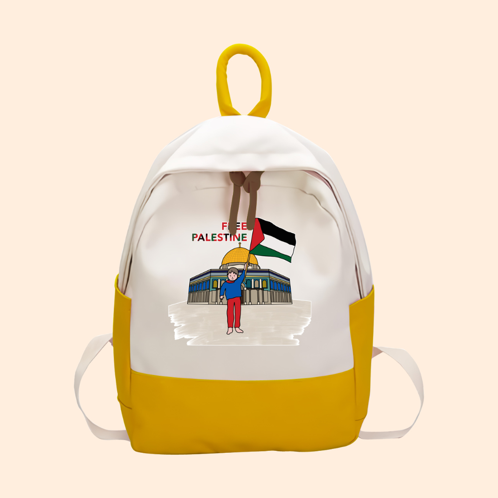 Jual Tas Anak Free Palestine Palestina Anak SD TK Kantong Backpack ...