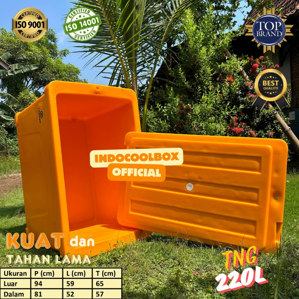 Jual Cooler Box Tanaga 220 Liter Termos Es Kotak Tempat Es Batu Daging ...