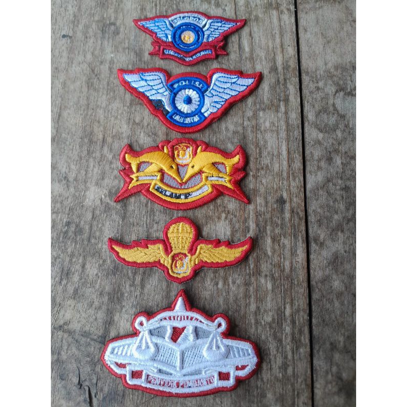 Jual LOGO WING LANTAS,PELOPOR,SECUBA,WING TERJUN DAN PENYIDIK PEMBANTU ...