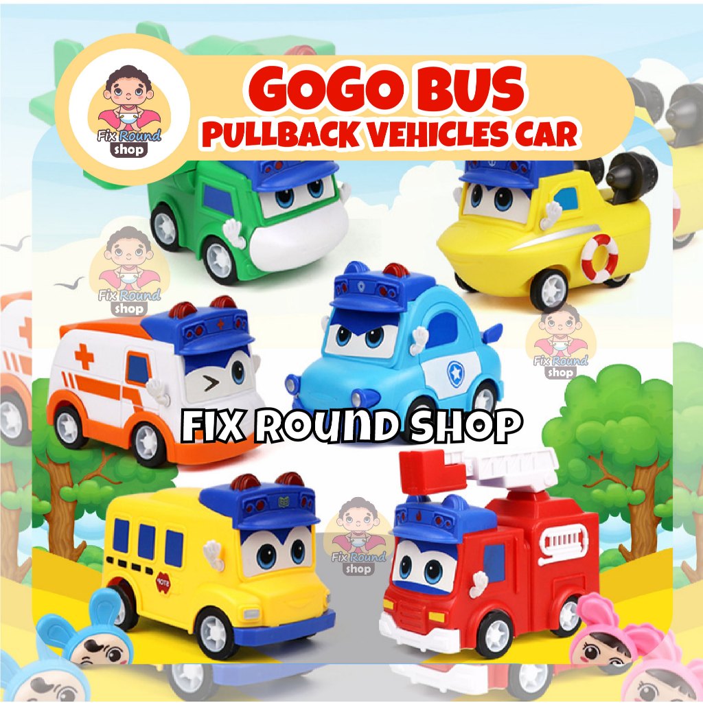 Jual Apolo Gogo Bus Pull Back Vehicles Car | Shopee Indonesia