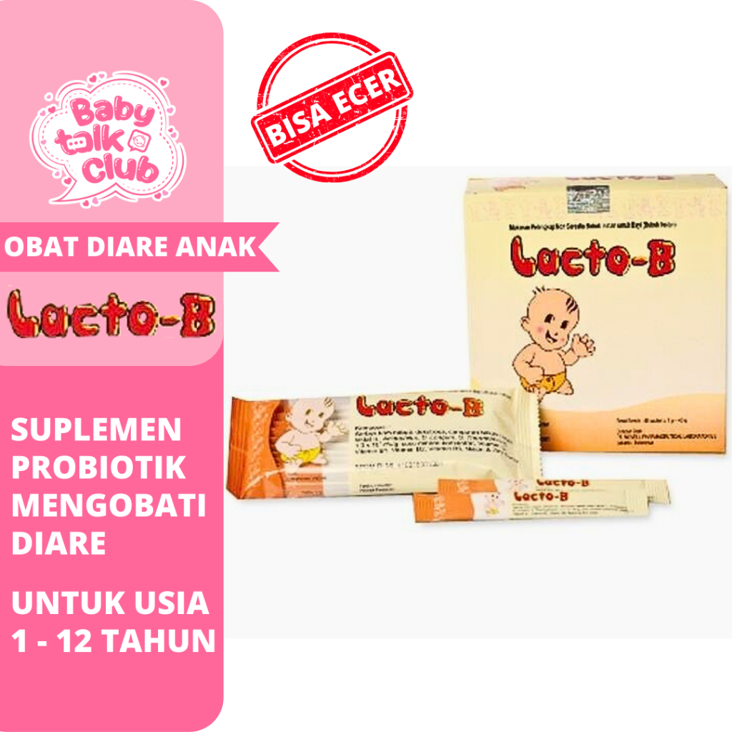 Jual Lacto B Suplemen Probiotik Anak Vitamin Bayi Obat Diare Untuk Usia ...