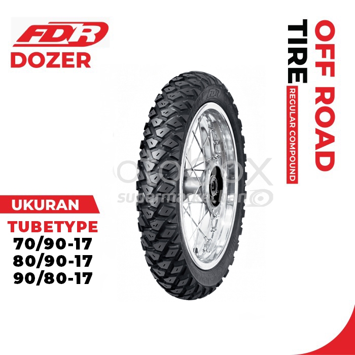 Jual BAN MOTOR FDR DOZER UKURAN 70/90 80/90 90/80 RING 17 TUBETYPE BAN ...