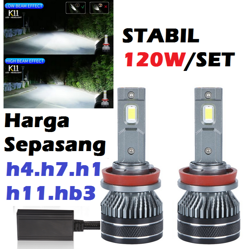 Jual Lampu LED soket H4 H11 hb3 h1 h7 9005 70W 140W merk GT dragon ...
