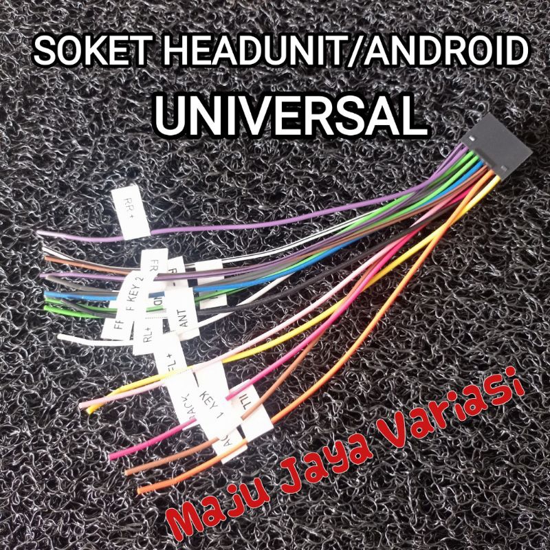 Jual Kabel Soket Head Unit Android DHD ORCA SEKELETON/Soket Android ...