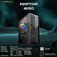 Jual 3 POWER UP CASING GAMING RAPTOR R-1650 + 2 FAN RGB | Shopee Indonesia