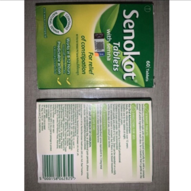 Jual Senokot tablet with senna, 60 tablets | Shopee Indonesia