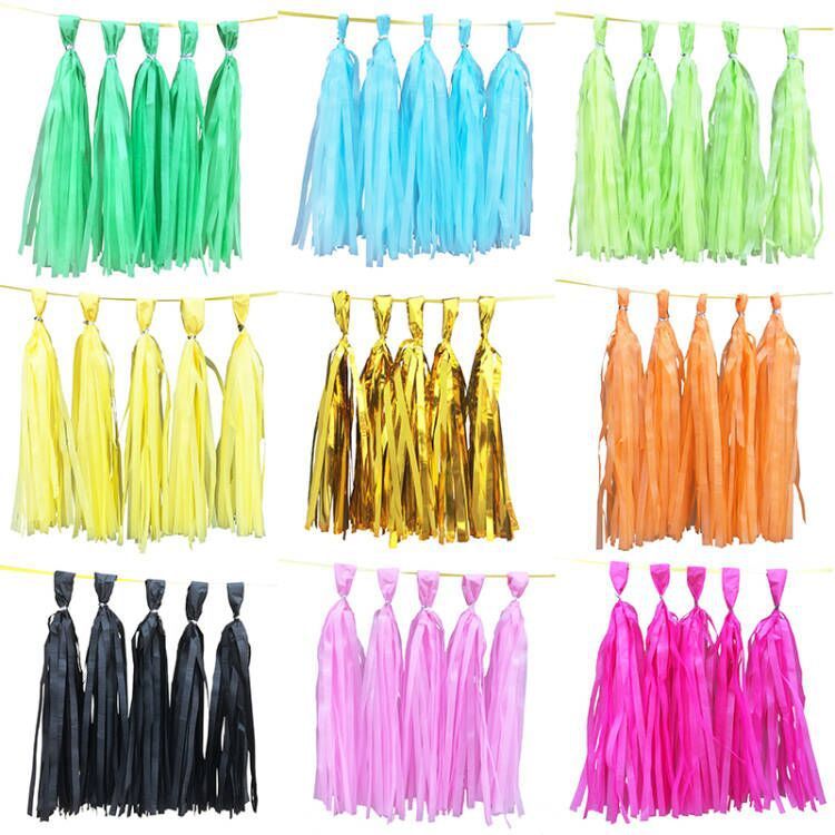 Jual Abubu - Dekorasi Tassel Foil Rumbai Kertas Bday Party Pesta School ...