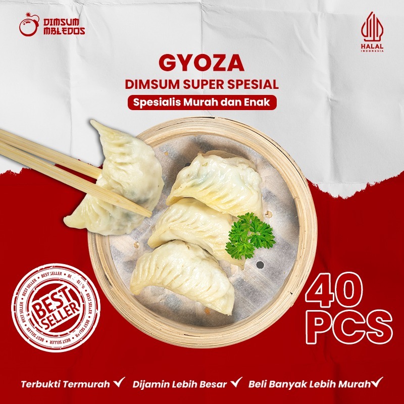 Jual Dimsum Gyoza / Dumpling / Kuotie Frozen Isi 40 – Halal Premium ...