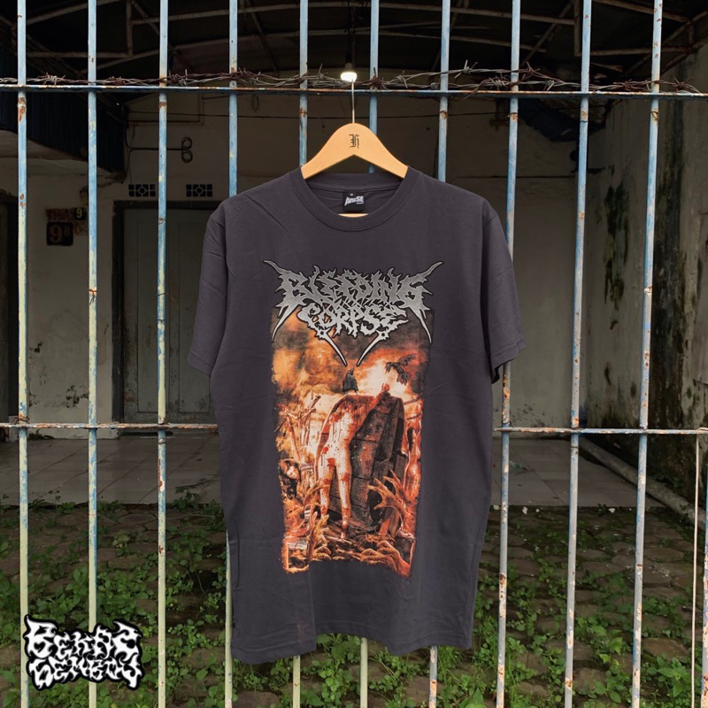 Jual TSHIRT BLEEDING CORPSE Kaos Band Lokal Official y2k vintage rock ...