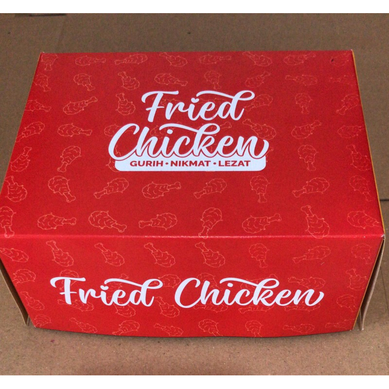 Jual Box nasi /Dus nasi/ Snack Box /Box Ayam Goreng/ Box Fried chicken ...