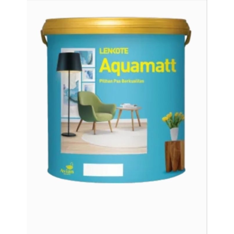 Jual Cat Tembok Lenkote Aquamatt 25 Kg | Shopee Indonesia