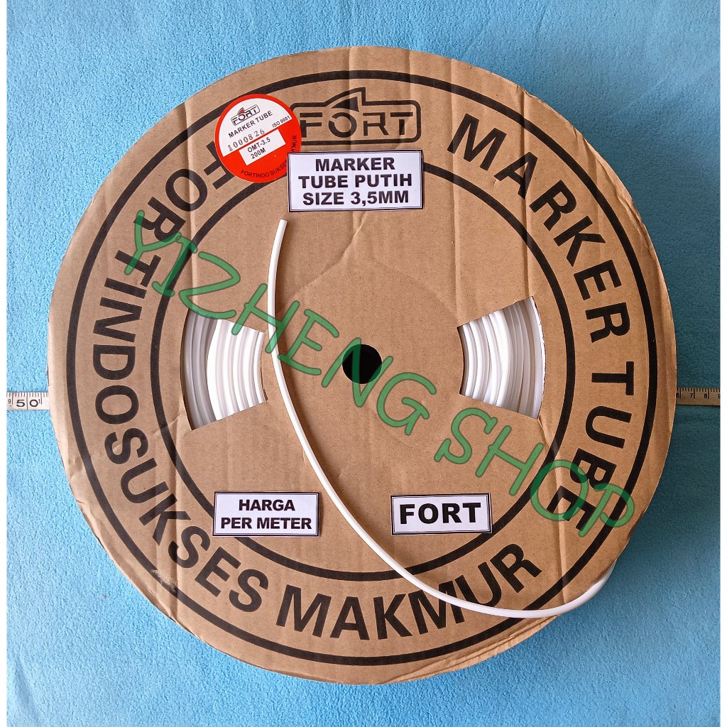 Jual MARKER TUBE PUTIH TYPE MT-3.5 SIZE 3,5MM HARGA PER METER | Shopee ...