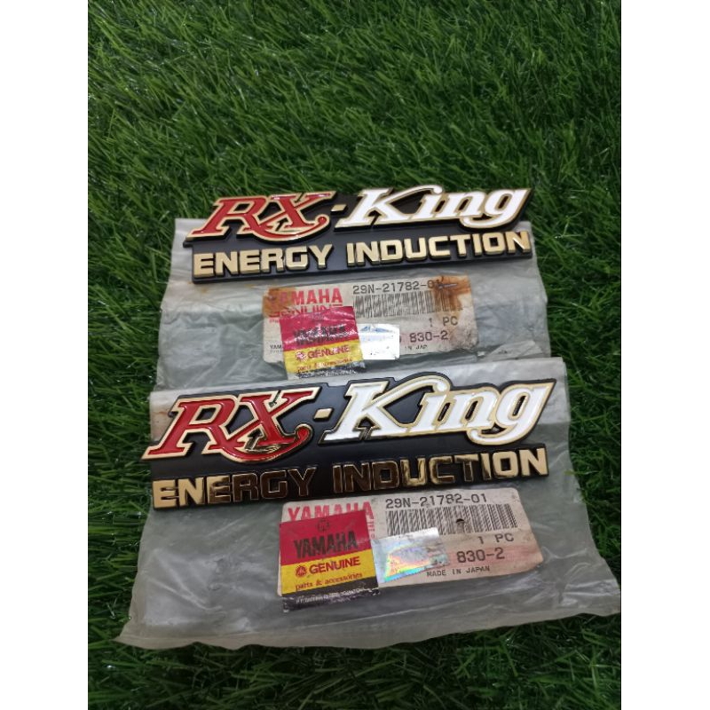 Jual emblem logo box tutup aki rx king rx king kobra lama original ...