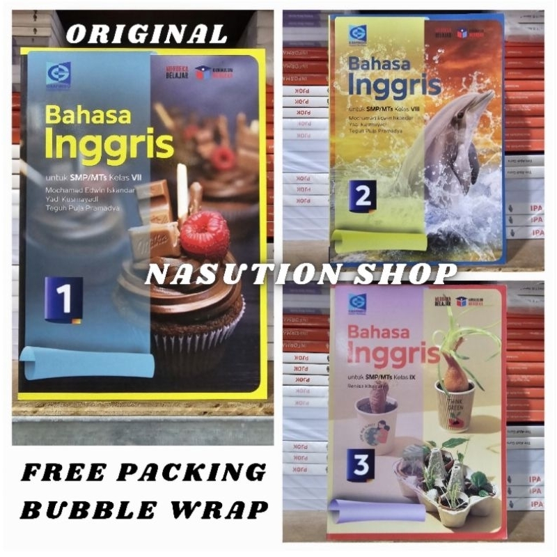 Jual Buku Bahasa Inggris Kelas 1 2 3 / 7 8 9 SMP/MTs Grafindo Kurikulum Merdeka Original ...
